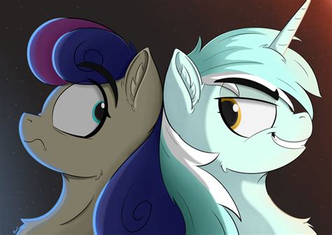 3084687 Safe Artistrapid9 Derpibooru Import Bon Bon Lyra