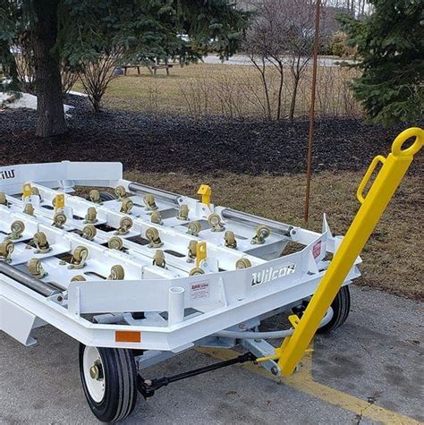 Container Dolly Wilcox Gse Pallet 2 Axle For Air Cargo