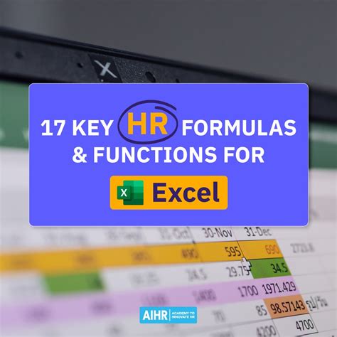Humanresources Peopleanalytics Hranalytics Excel Hr Aihr