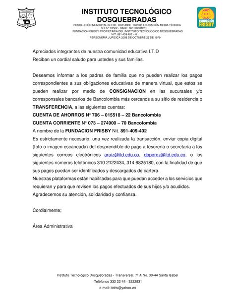 Grado Sexto A Nota Administrativa