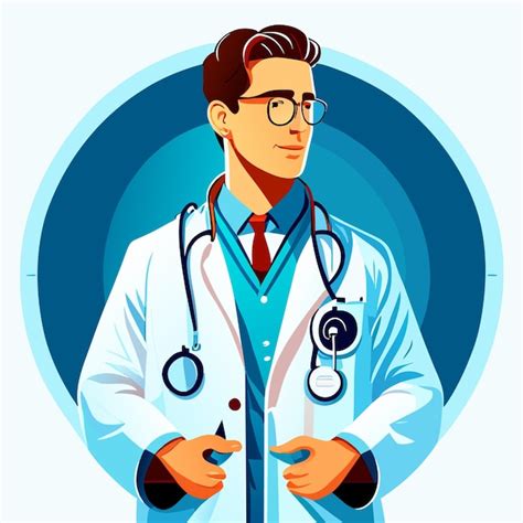 Premium Vector Doctor Character Background Design