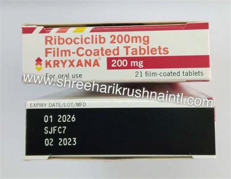 Kisqali Ribociclib 200mg Tablet At ₹ 19500box Ribociclib Tablet In Surat Id 2854439017212