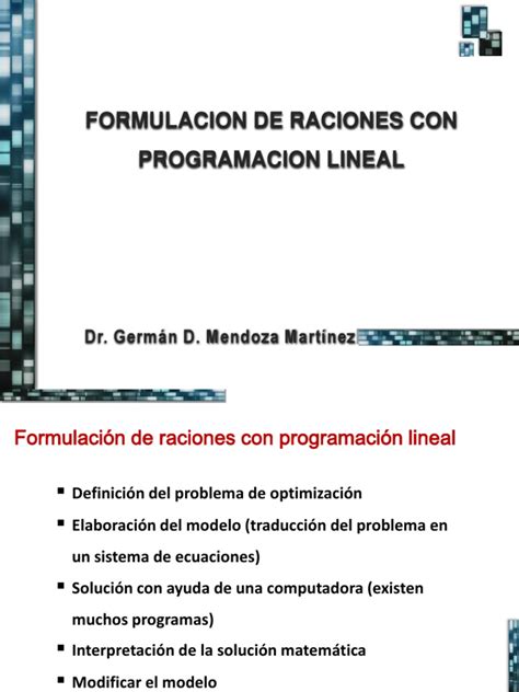 Programacion Lineal Lindo Pdf Programación Lineal Cultivos