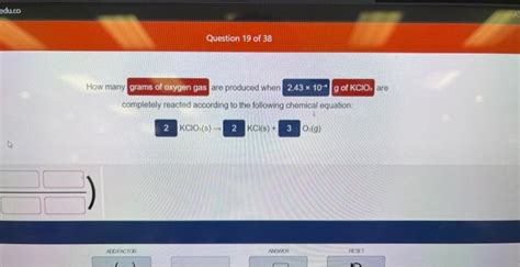 Solved KClO2 S KCl S Chegg Com