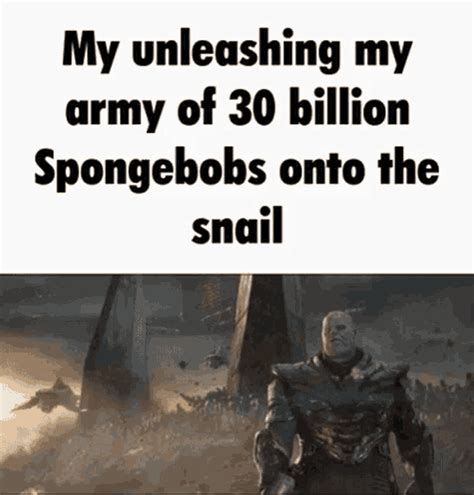 30billion Spongebobs Immortal Snail  30billion Spongebobs Immortal