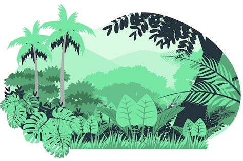 Jungle Vector Png Jungle Background Vector Art Icons And Graphics