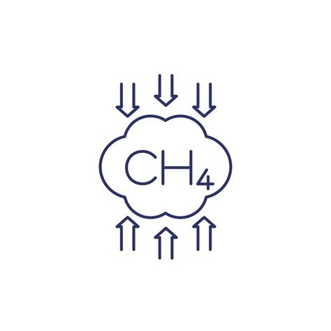 Methane Emissions Reduction Line Icon 3062586 Vector Art At Vecteezy
