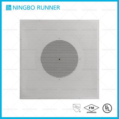 T Bar Steel Perforated Supply Diffuser With R6 Insulation Air Grille