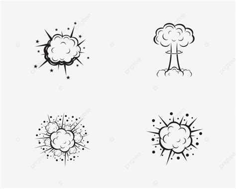 Collection Of Explosive Vector Logo Iconsillustrations Technology