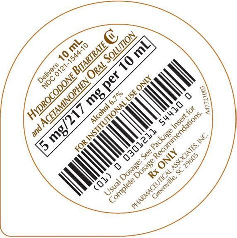 Hydrocodone And Acetaminophen Oral Solution Fda Prescribing