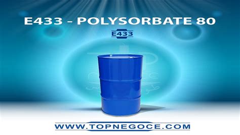 Monooleate De Polyoxyethylene Sorbitane Polysorbate 80 Youtube