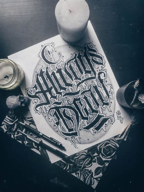 Gothic Lettering By Noeko Tattoo Lettering Tattoo Lettering Design