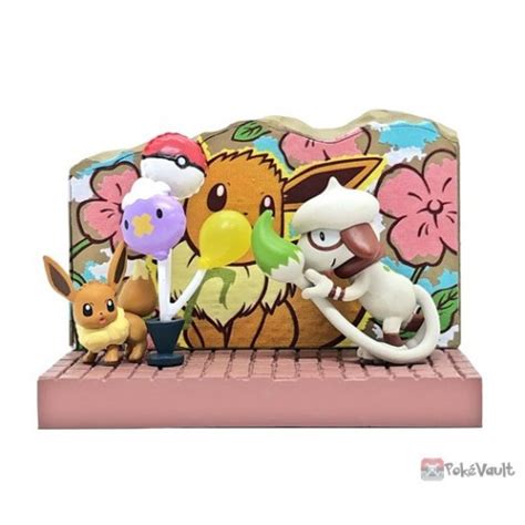 Pokemon 2022 Eevee Smeargle Re Ment Pokemon Town 2 Festival Street
