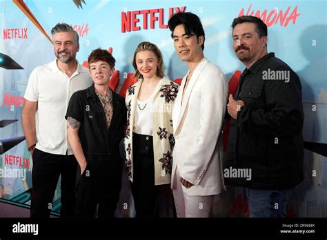Troy Quane From Left Nd Stevenson Chloe Grace Moretz Eugene Lee Yang And Nick Bruno Attend A