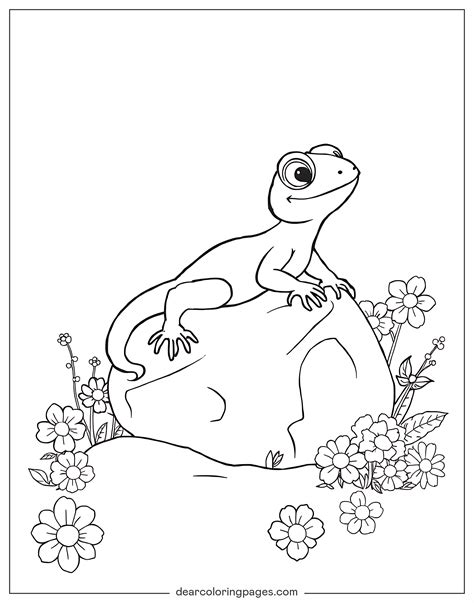 Lizard Coloring Pages 9 Free Printable Coloring Pages