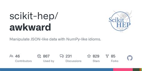 Github Scikit Hepawkward Manipulate Json Like Data With Numpy Like