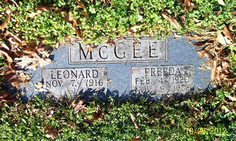 Leonard Mcgee 1916 2017 Mémorial Find A Grave