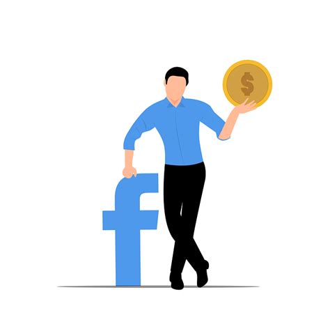 Download Facebook Monetization Earning Royalty Free Vector Graphic