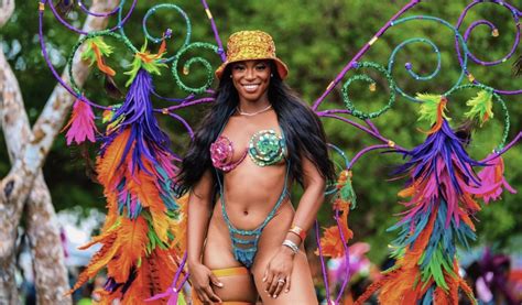 Sloane Stephens Poses In Stunning Outfit At Jamaican Carnival