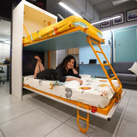 Single Bunk Bed Vertical Bunk Bed Series