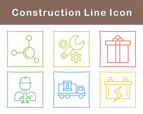 Construction Vector Icon Set 21518360 Vector Art At Vecteezy