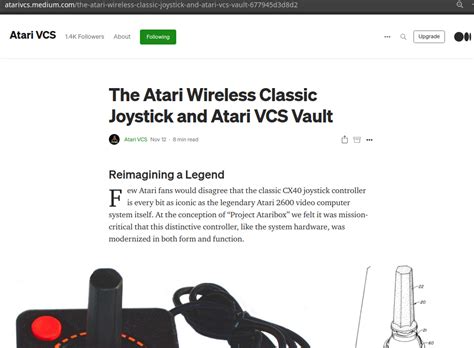 Vcs Classic Controller Discussions Various Page 3 Atari Vcs Atariage Forums