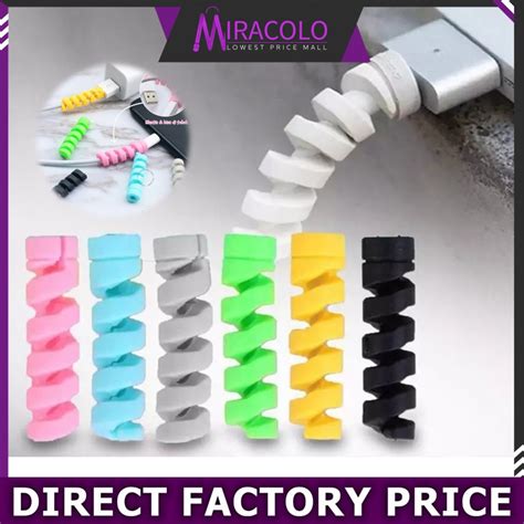 Mira Cable Protector Wrapper Wire Protection Charger Usb Headphone Cabel Data Sync Charging