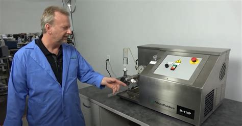 Microfluidics M 110p Electric Microfluidizer Demo