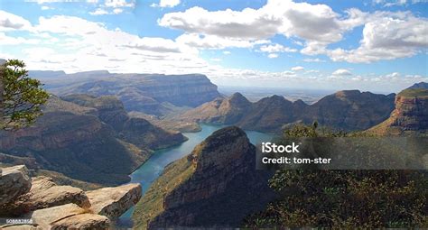 Vista Panorámica Al Cañón Del Río Blyde Sudáfrica Foto De Stock Y Más