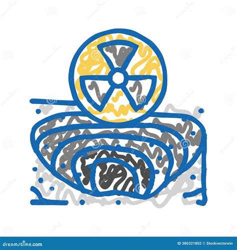 Uranium Mining Multi Color Concept Icon Cartoon Vector Cartoondealer