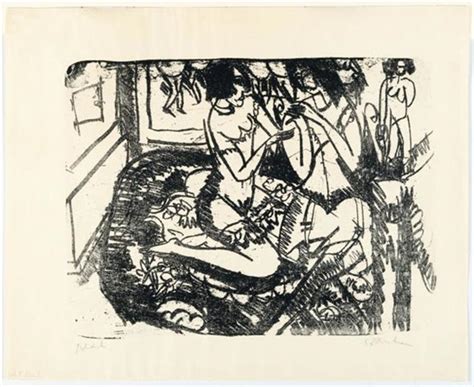 Two Girls In Lingerie Girls In Trousers By Ernst Ludwig Kirchner On Artnet