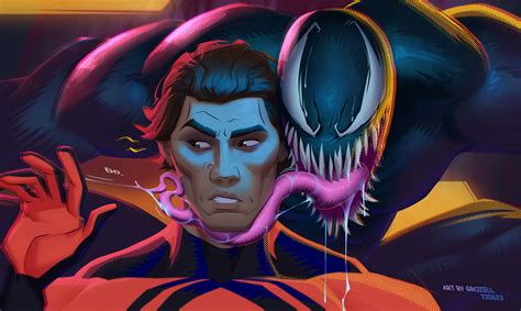 Miguel Ohara Spider Man And Venom Marvel And 3 More Drawn By