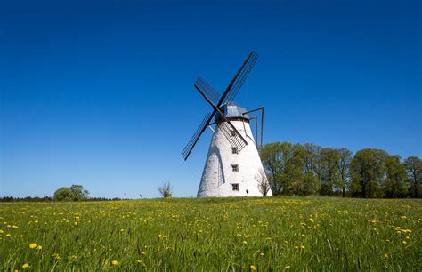 Windmill Building Meadow Free Photo On Pixabay Pixabay