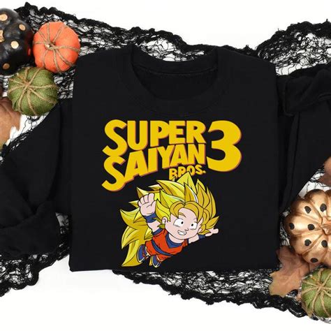 Son Goku Super Saiyan 3 Bros T Shirt