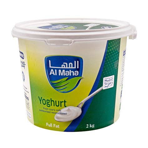Al Maha Fresh Yoghurt Full Fat 2 Kg Online At Best Price Lulu Uae