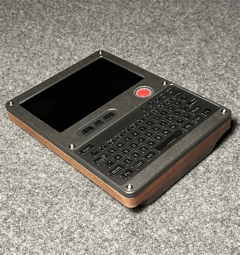 Raspberry Pi 5 Powers Retro Futurism 1980s Cyberdeck With Custom Milled Keypad And Wood Finish