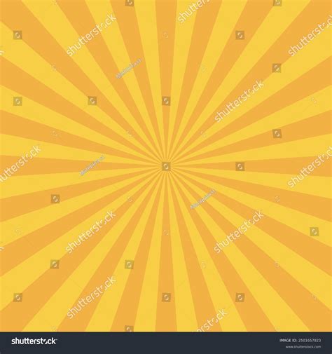 Circus Background Spiral Yellow Orange Rays Stock Vector Royalty Free