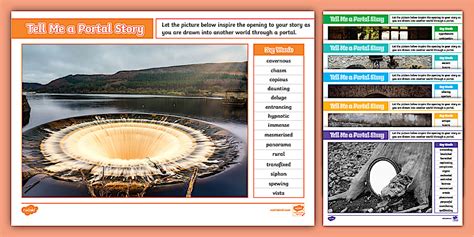 Ks2 Tell Me A Portal Story Opener Writing Inspiration Activity Pack