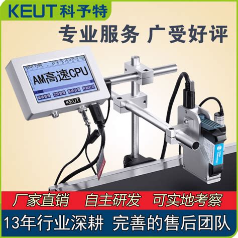Automatic Assembly Line Code Spraying Machine Inkjet Metal Plastic Paper Box Character Coding