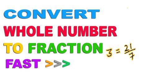 Convert Any Whole Number To Fraction Hindi 2016 Youtube