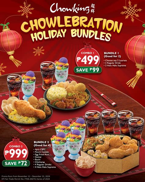 Chowking Ph Have An Early Celebration Kasama Ang Inyong Facebook