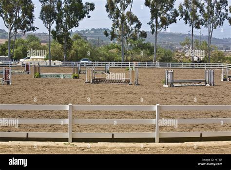 Equestrian Hunterjumper Show Ring At Del Mar Horsepark In Del Mar Ca