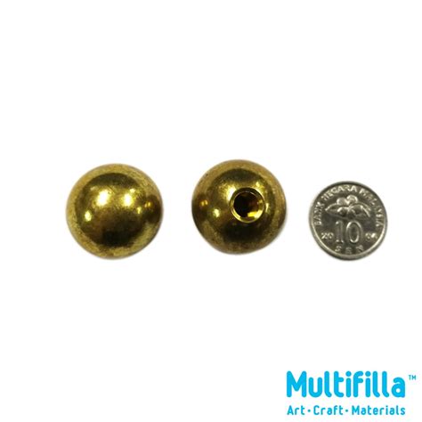 Threaded Brass Ball 2pcs Multifilla