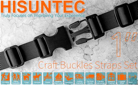1 Inch Straps And Buckles Set 12 Yard Nylon Webbing Strap