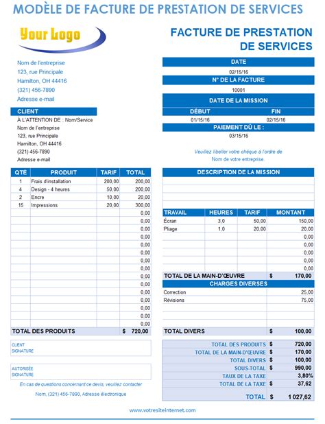 Modèles Gratuits De Factures Excel Smartsheet