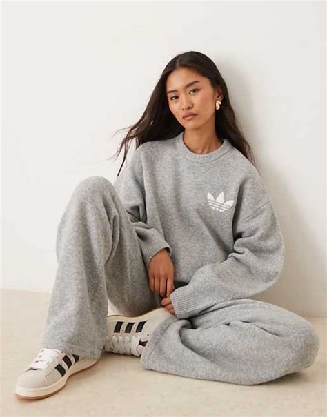 Adidas Originals Strickpullover In Grau Asos