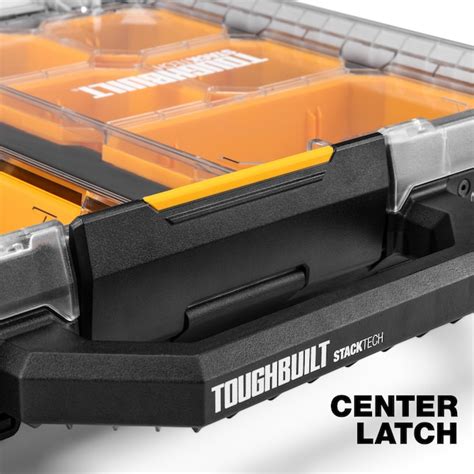 Toughbuilt 22 Compartment Stacktech Low Profile Plastic Small Parts Organizer Tb B1 O 10 At