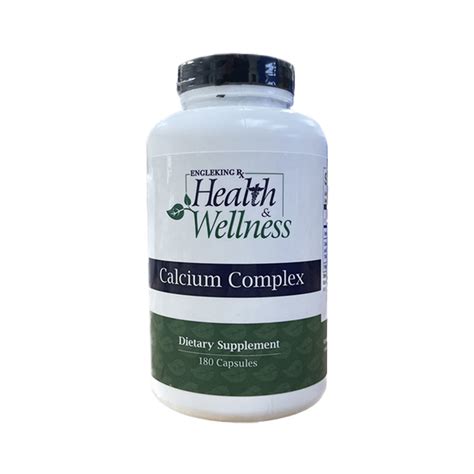 Engleking Rx Health And Wellness Calcium Complex Engleking Rx