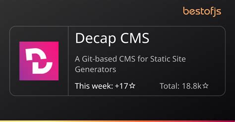 Best Of Js • Decap Cms