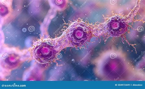 Lyme Disease Bacteria Under Microscope Ai Generated Stock Illustration